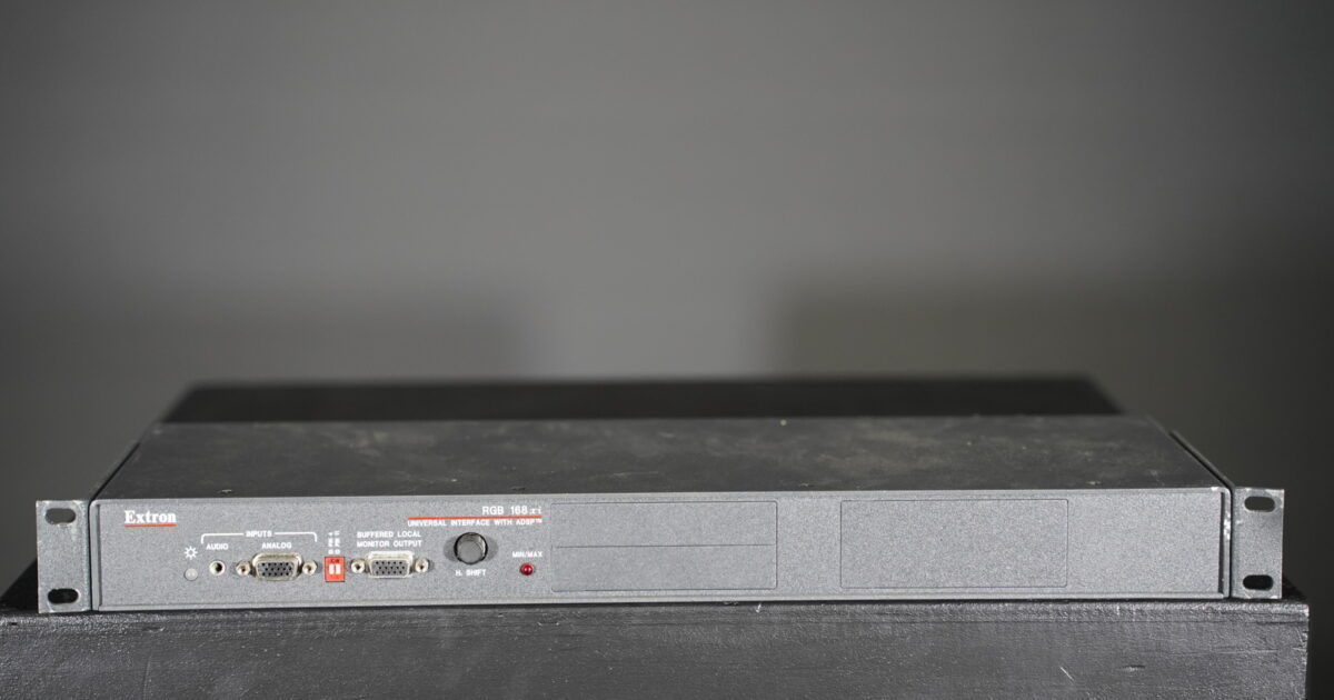 Extron RGB 168XI Universal Interfaces with ADSP | Bazelmans